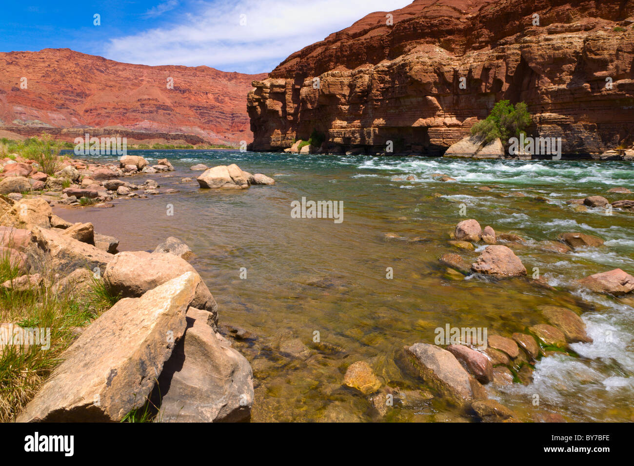 Colorado river at Lees Ferry Stock Photo - Alamy