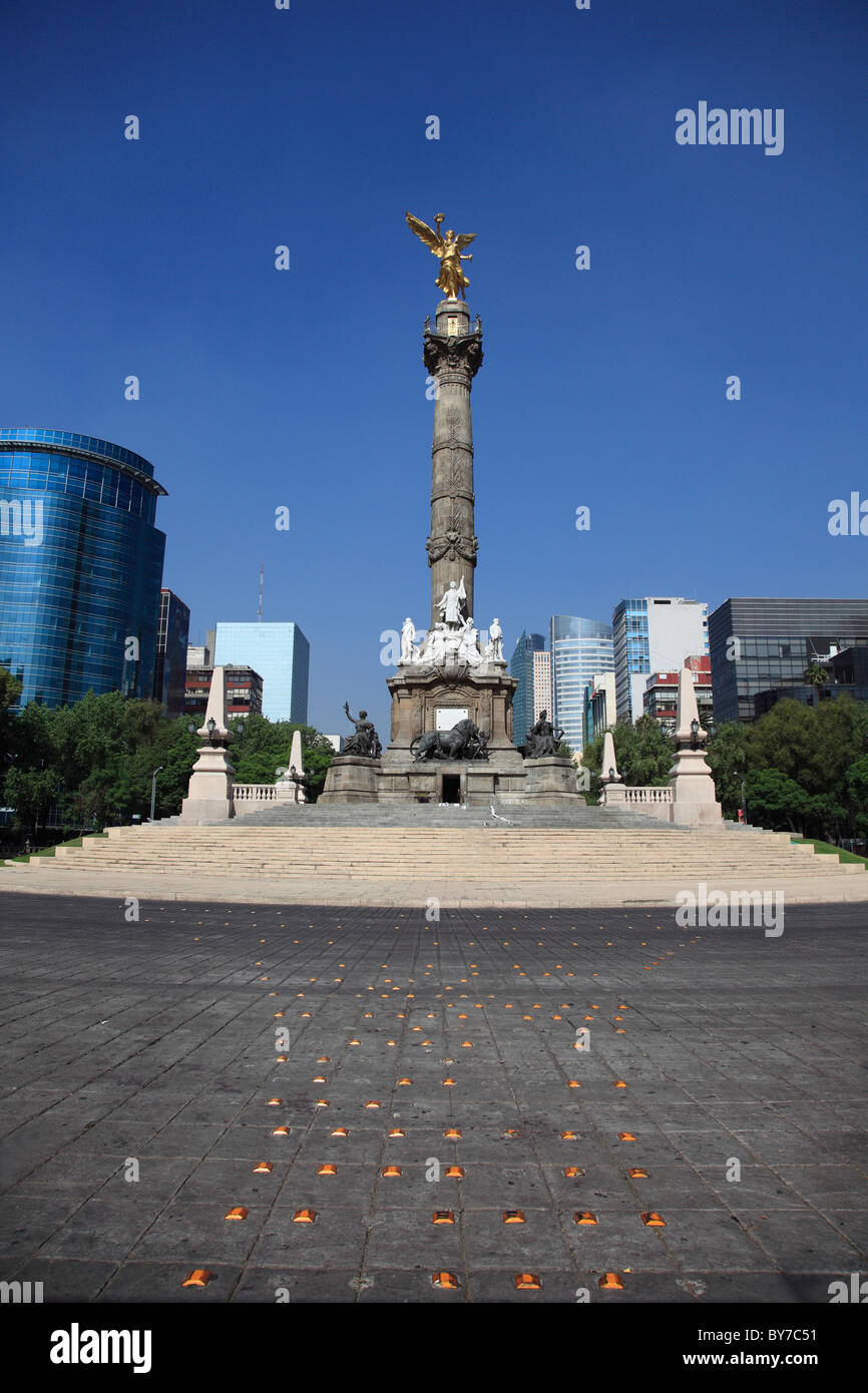 Independence Monument, Angel Statue, Paseo de la Reforma, Mexico City ...