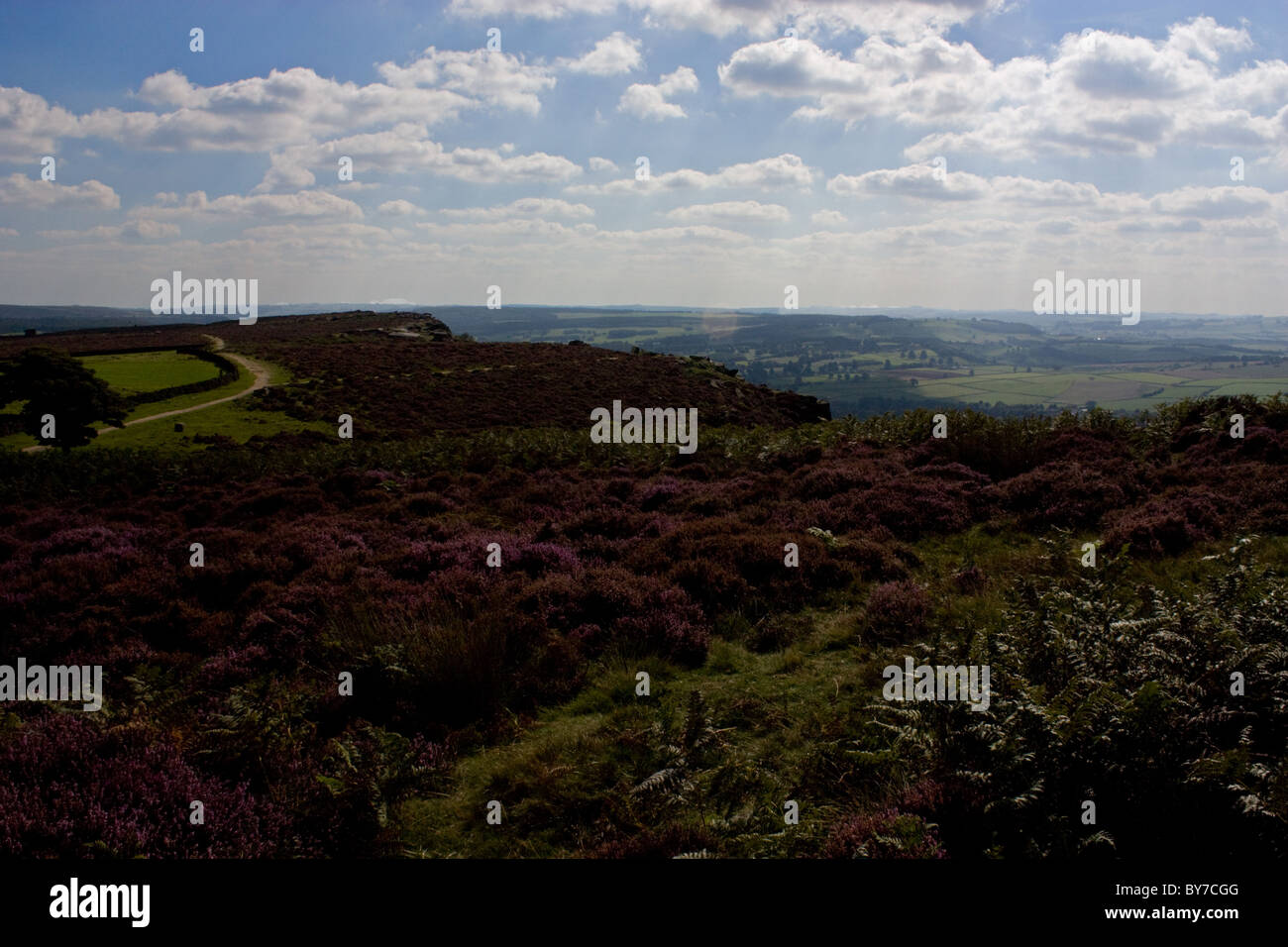 Curbar Edge View Stock Photo - Alamy