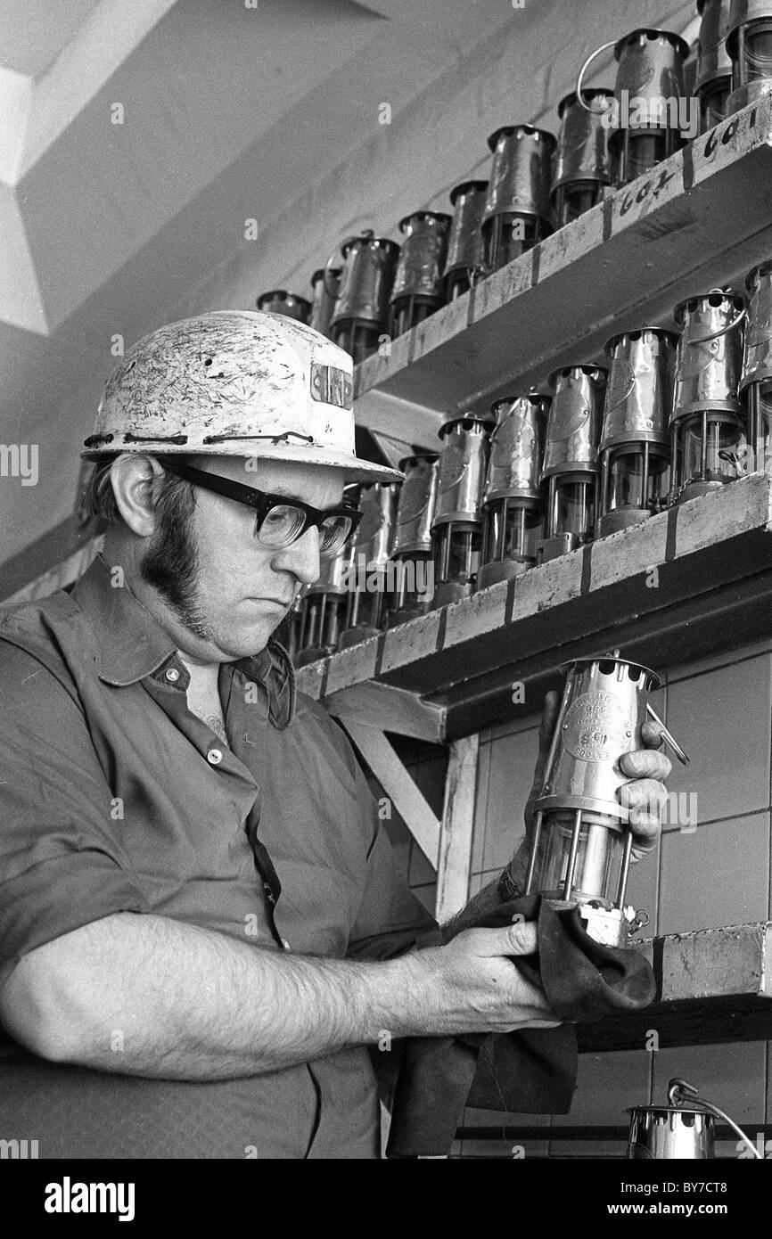 The lamp keeper at Granville Colliery Telford Shropshire England Uk ...