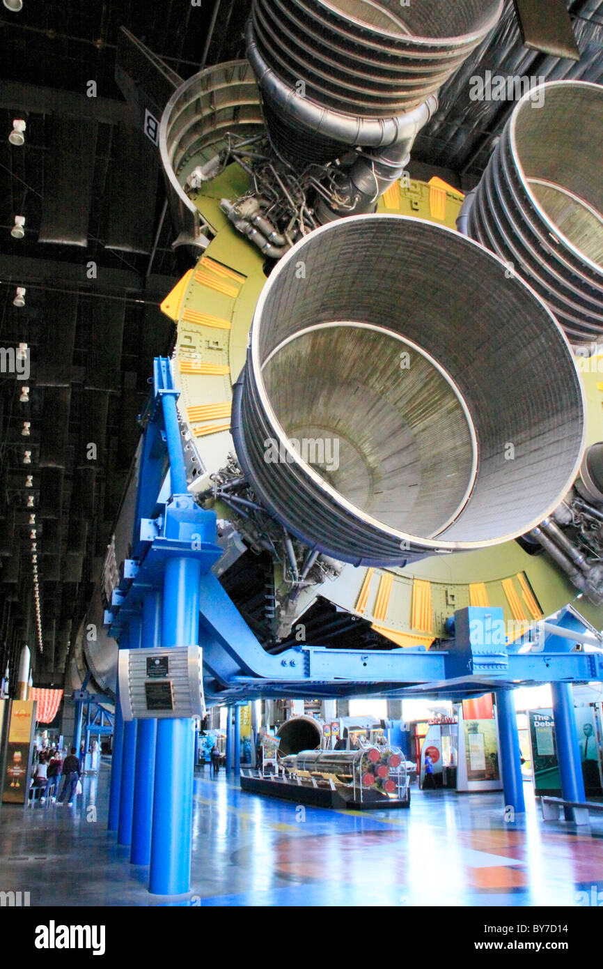 Saturn V Engine, U.S. Space & Rocket Center, Huntsville, Alabama, USA ...