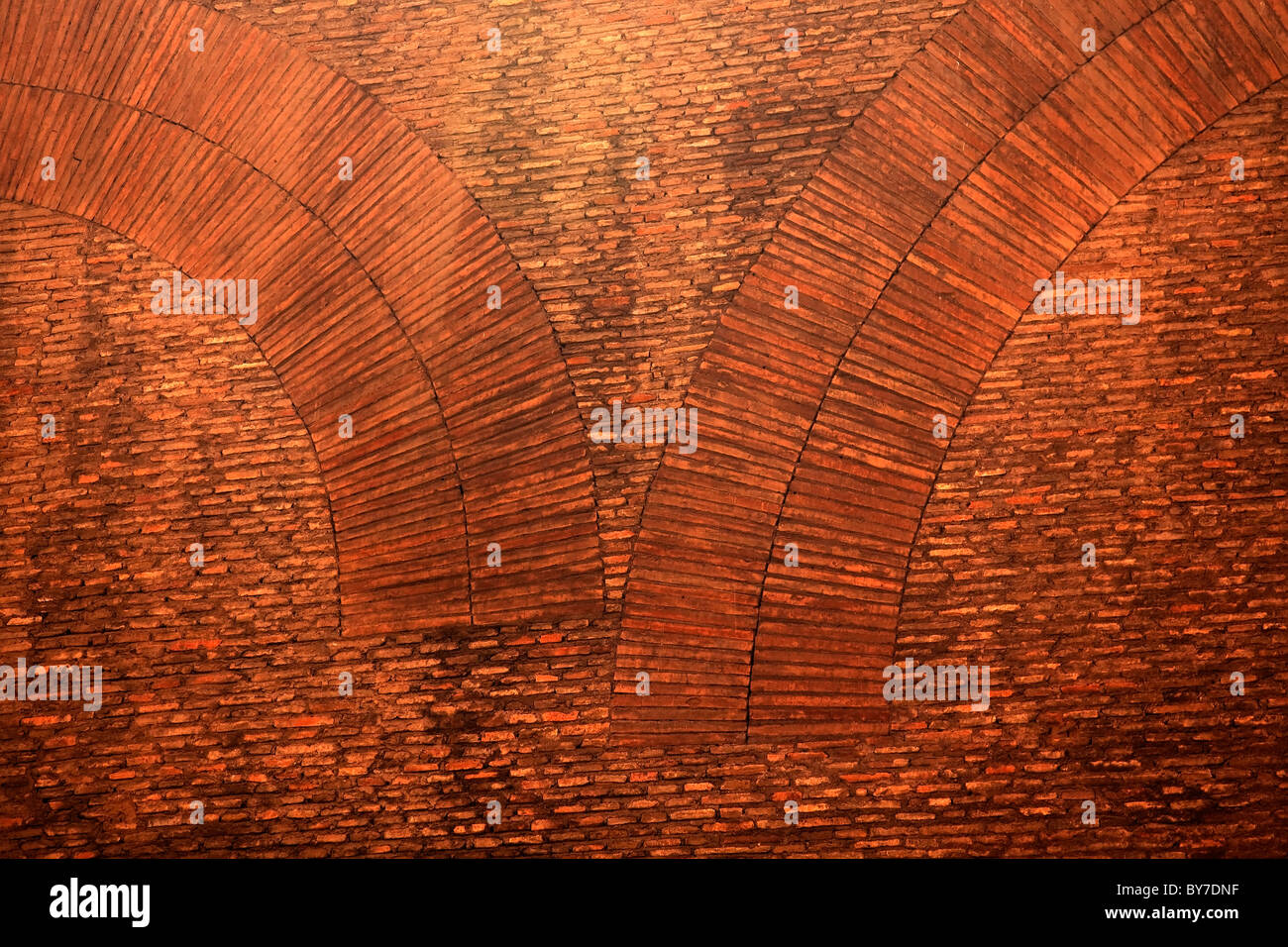 Pantheon Ancient Brick Wall Circles Rome Italy Stock Photo - Alamy