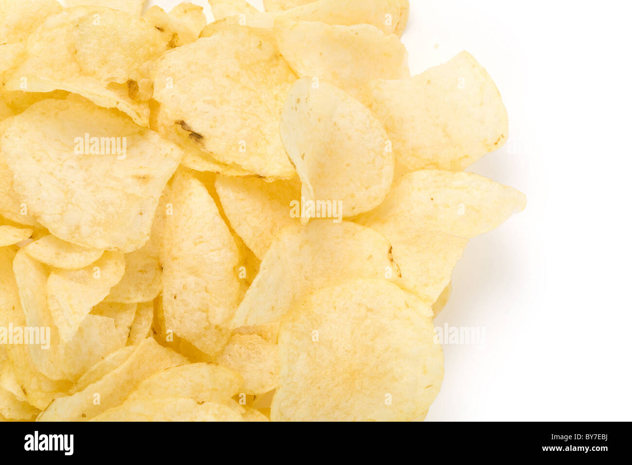Potato Chips close up shot Stock Photo - Alamy