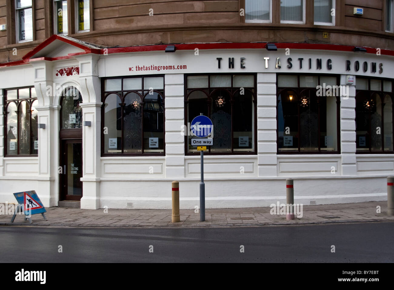 The Tasting Rooms restaurant situated on a street corner in Dundee,UK ...