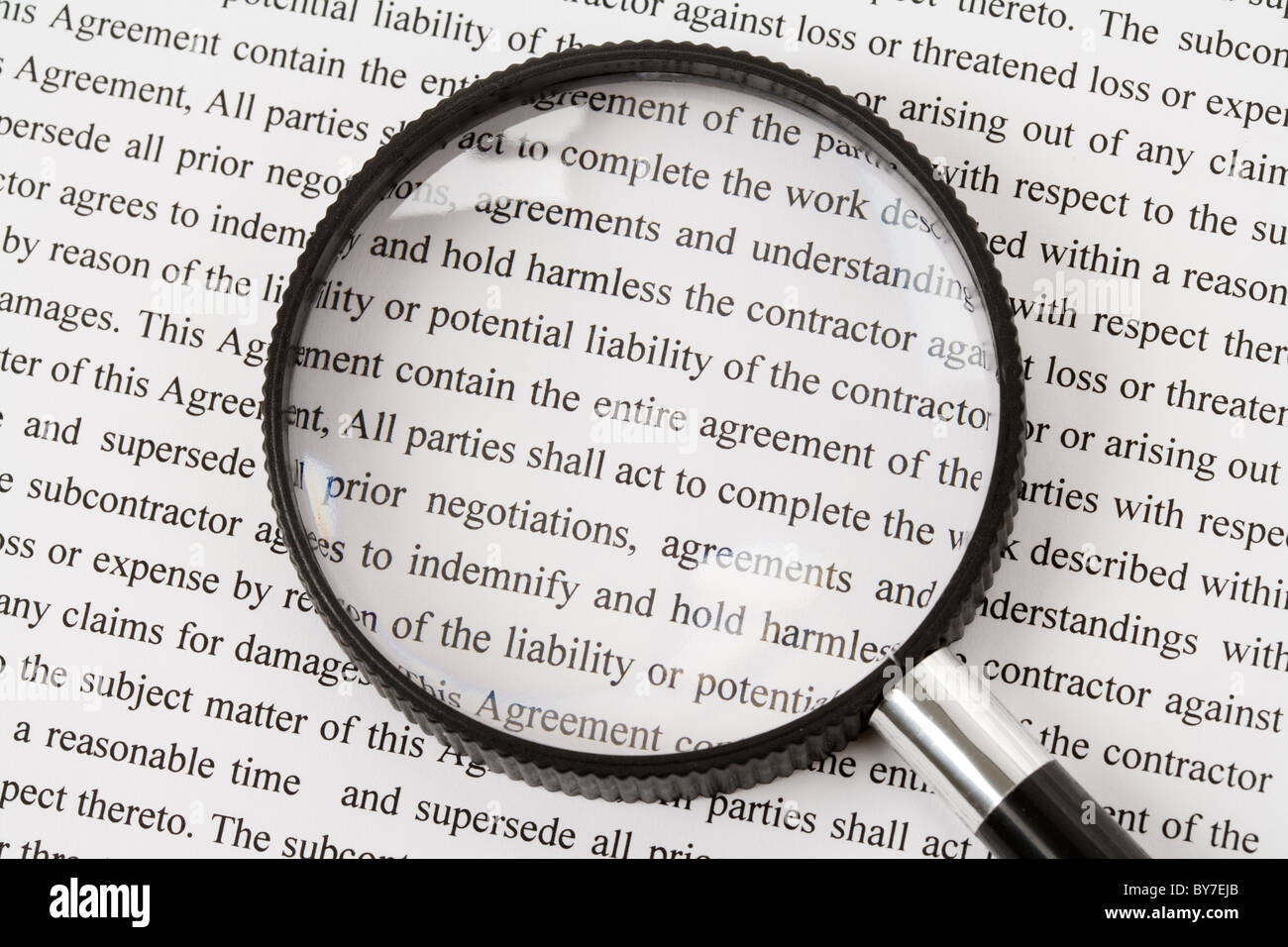 Magnifying glass text hi-res stock photography and images - Alamy