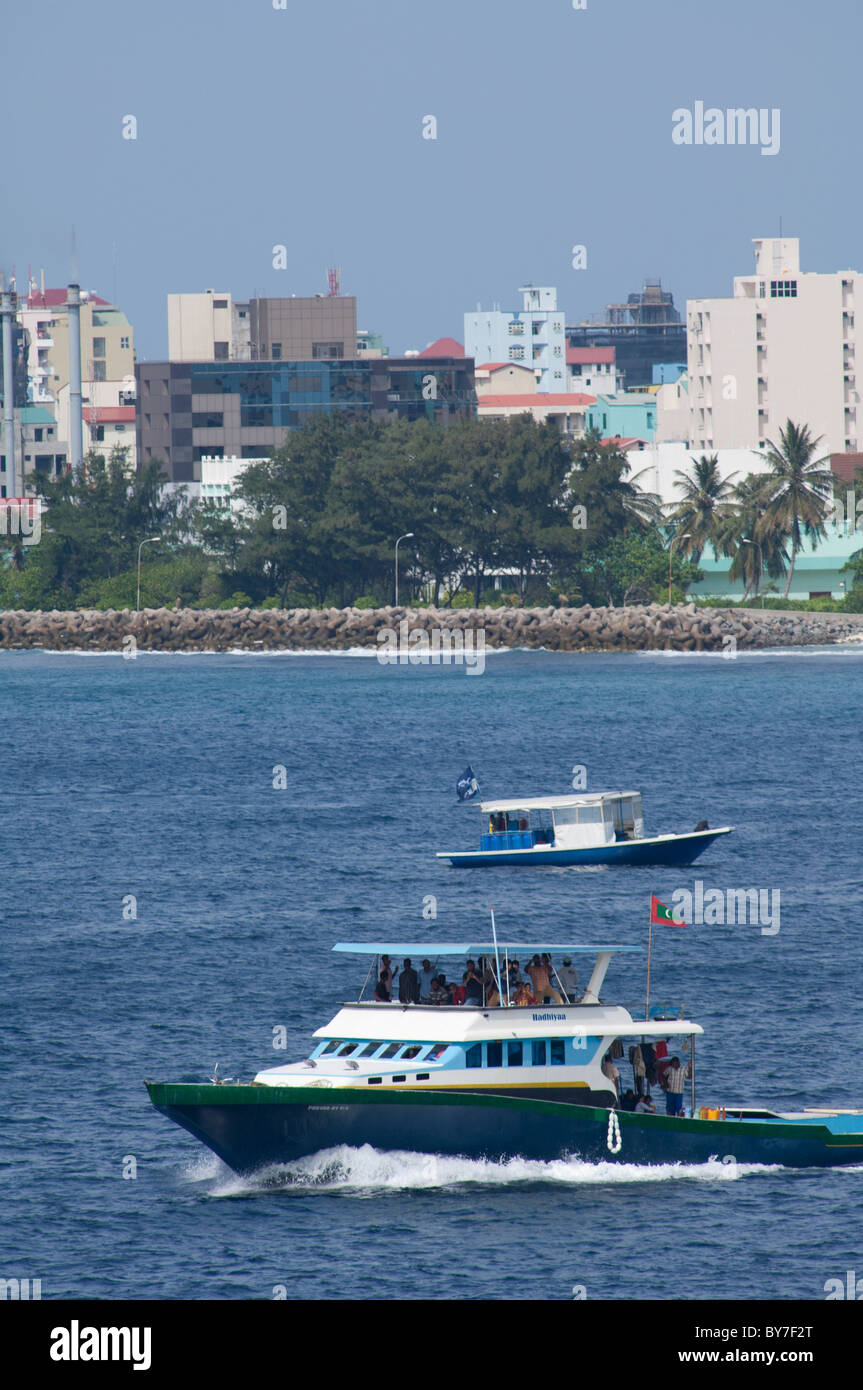 Maldives, Male. Island and capital city of the Maldives archipelago ...
