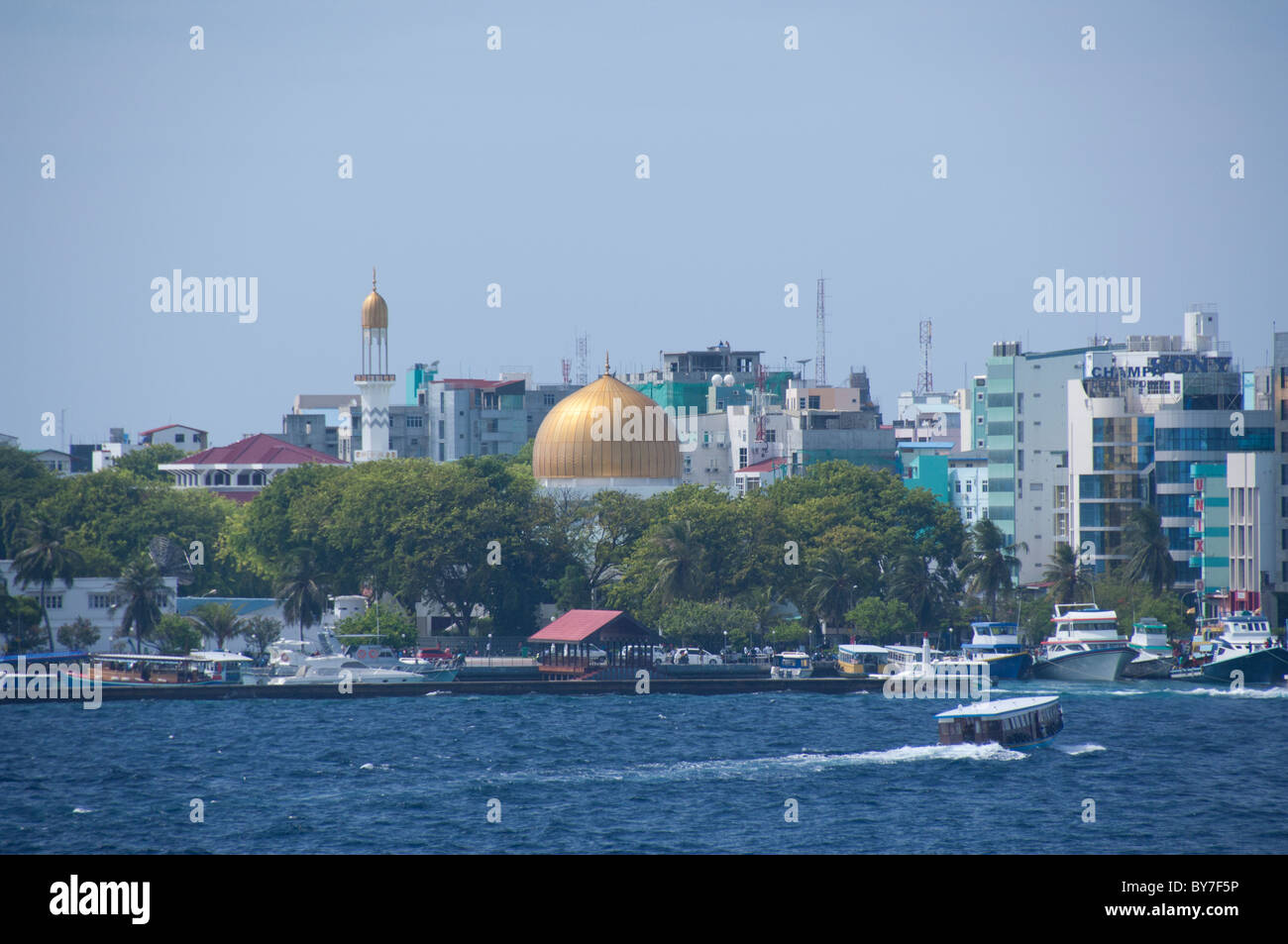 Maldives, Male, capital city of the Maldives archipelago. President's ...