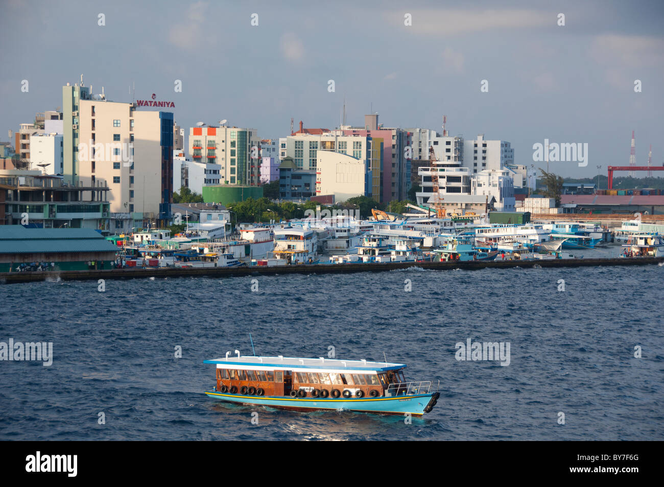 Maldives, Male, capital city of the Maldives archipelago. President's ...