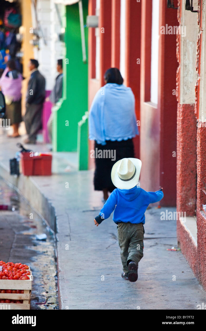 Grandmother And Granson San Cristobal De Las Casas Chiapas Mexico
