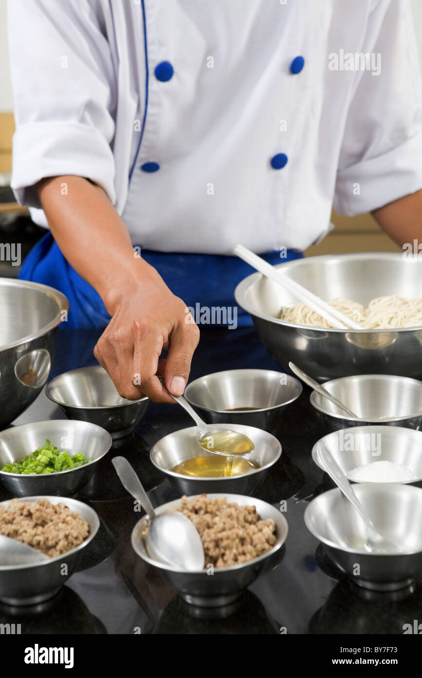 Expert chef working ingredients in hi-res stock photography and images ...