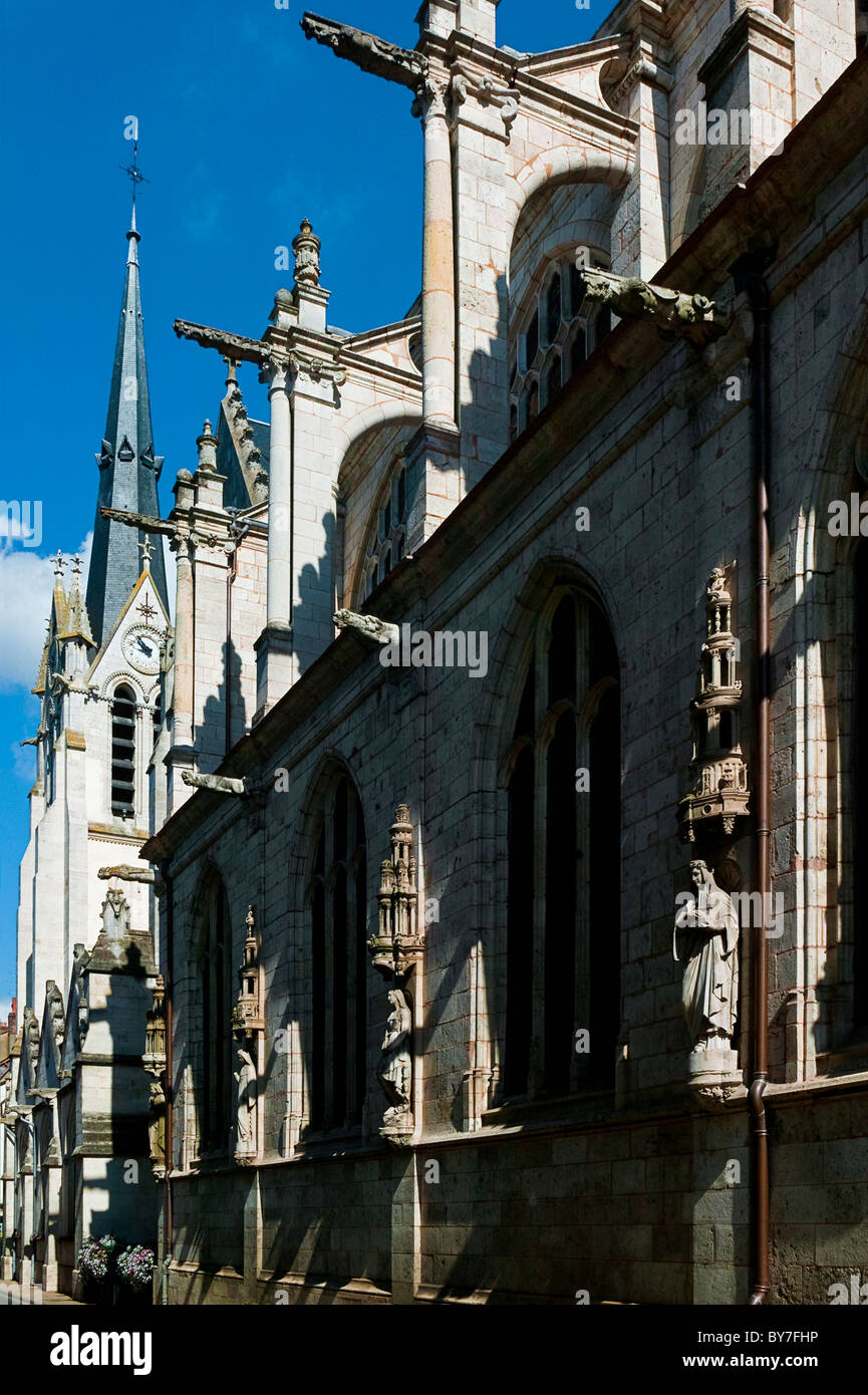 Sainte Madeleine Church,Montargis, Loiret, Centre, France Stock Photo ...