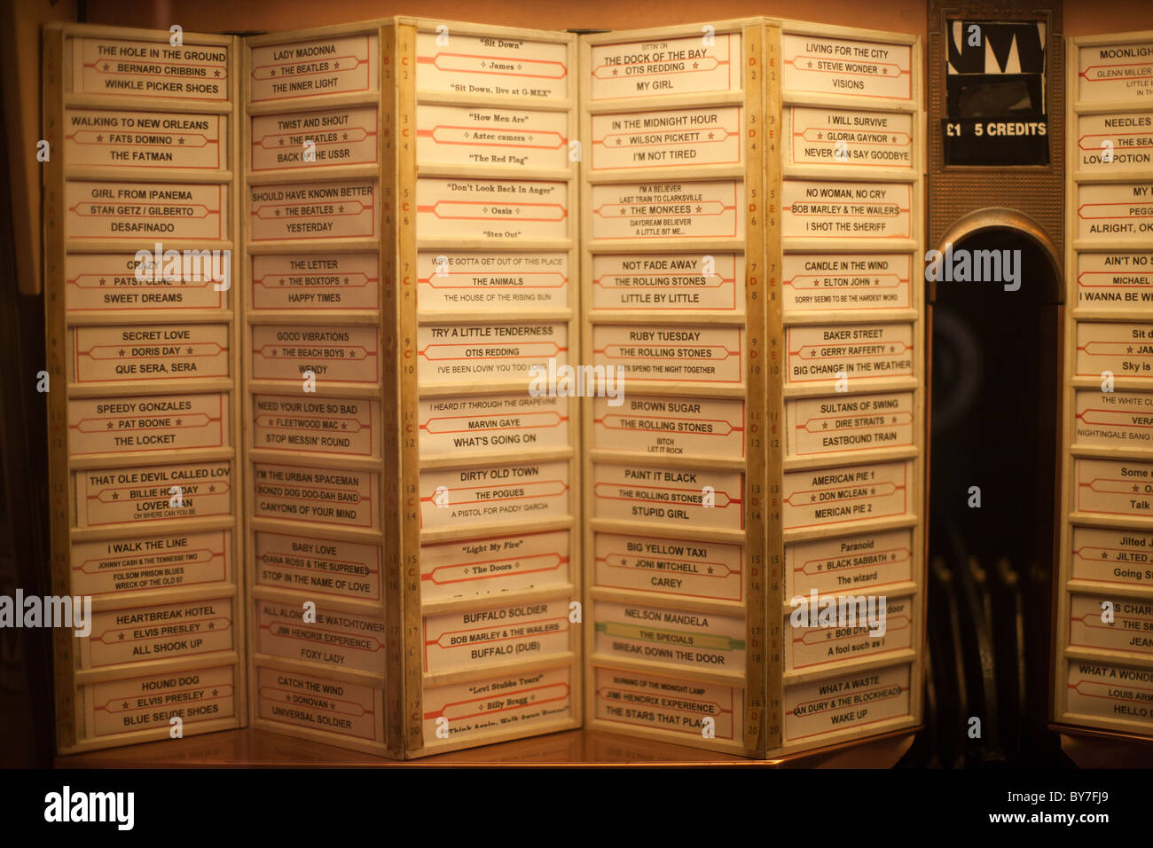 Juke Box Close Up Stock Photo - Alamy