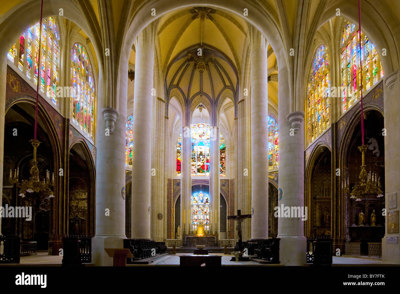 Sainte Madeleine Church,Montargis, Loiret, Centre, France Stock Photo ...