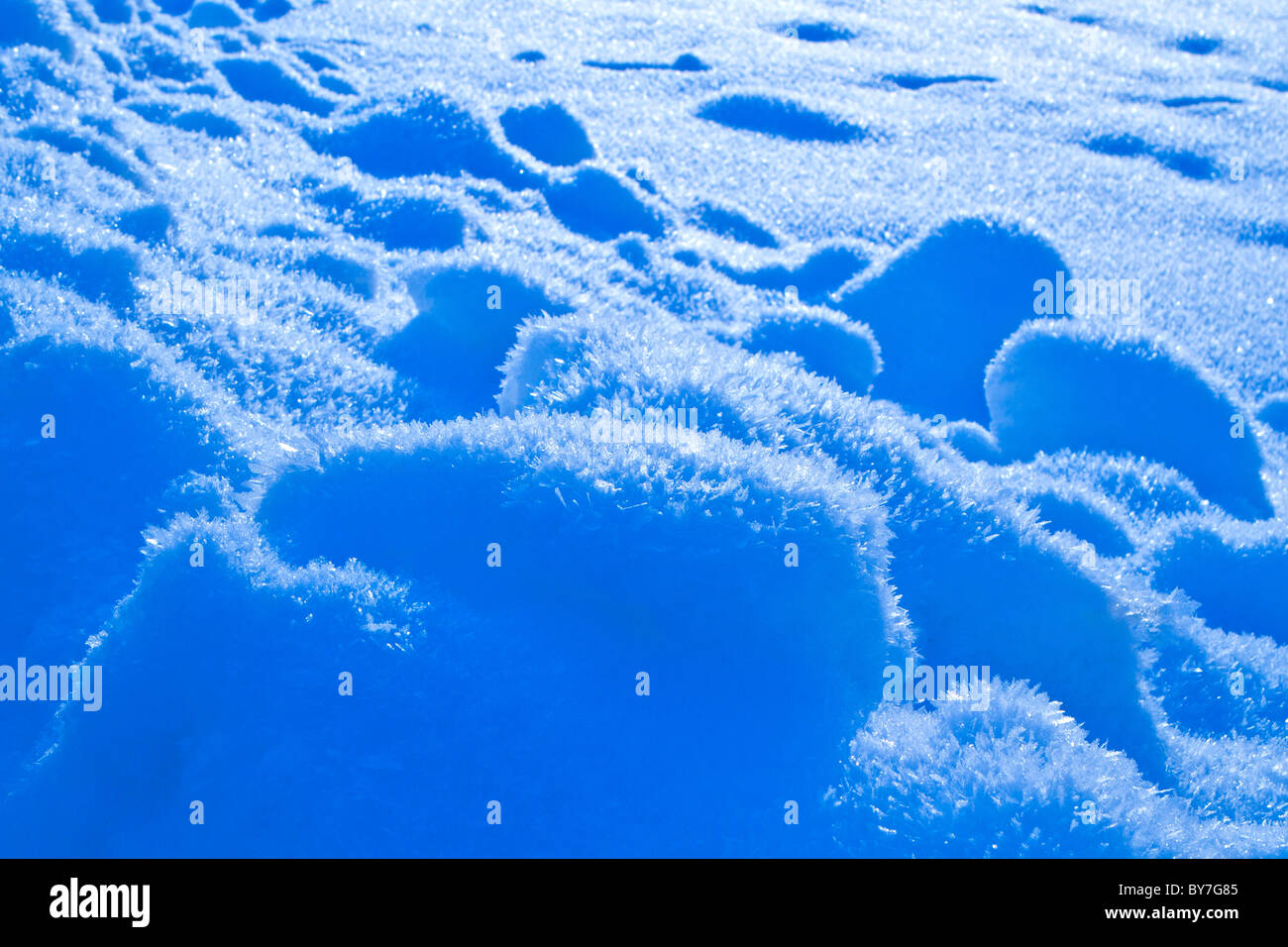Snow, ice crystals, detail Stock Photo - Alamy