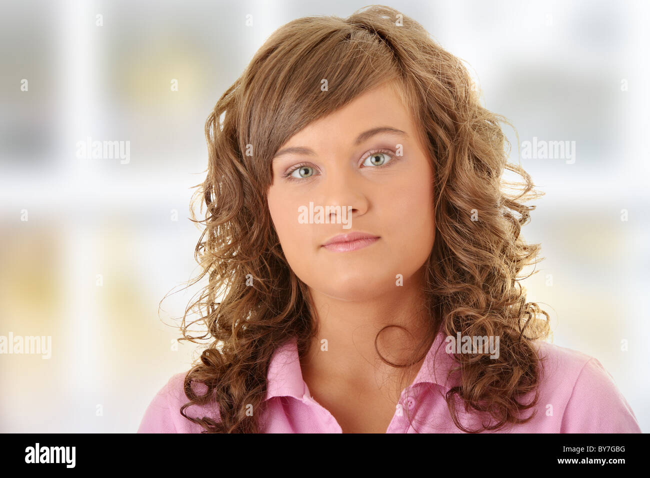Teen woman portrait Stock Photo - Alamy