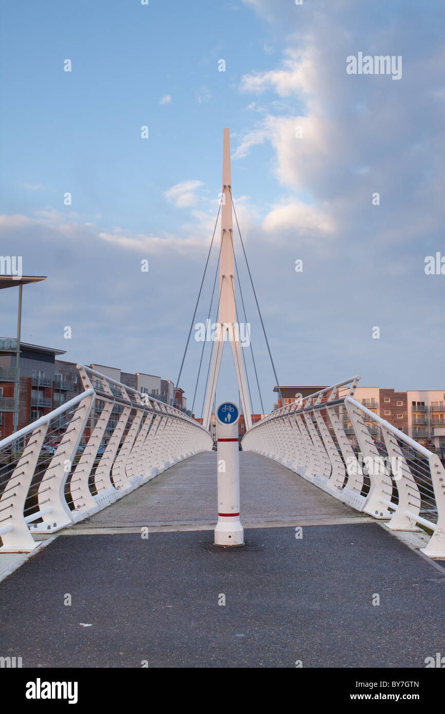 Sir Bobby Robson Bridge, Ipswich Stock Photo - Alamy