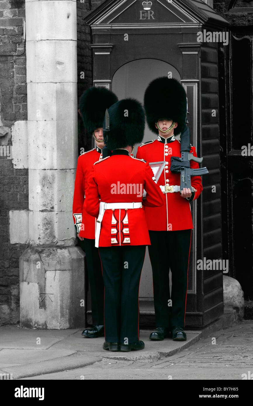 Soldier in the Guards Regiment on Ceremonial Duty in London Stock Photo ...