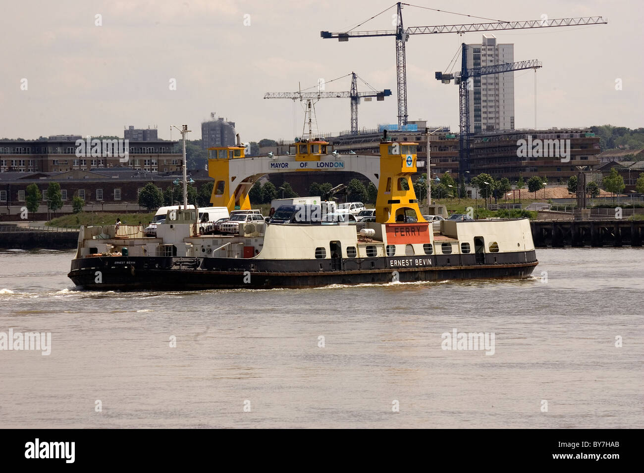 The Woolwich Ferry Stock Photo - Alamy