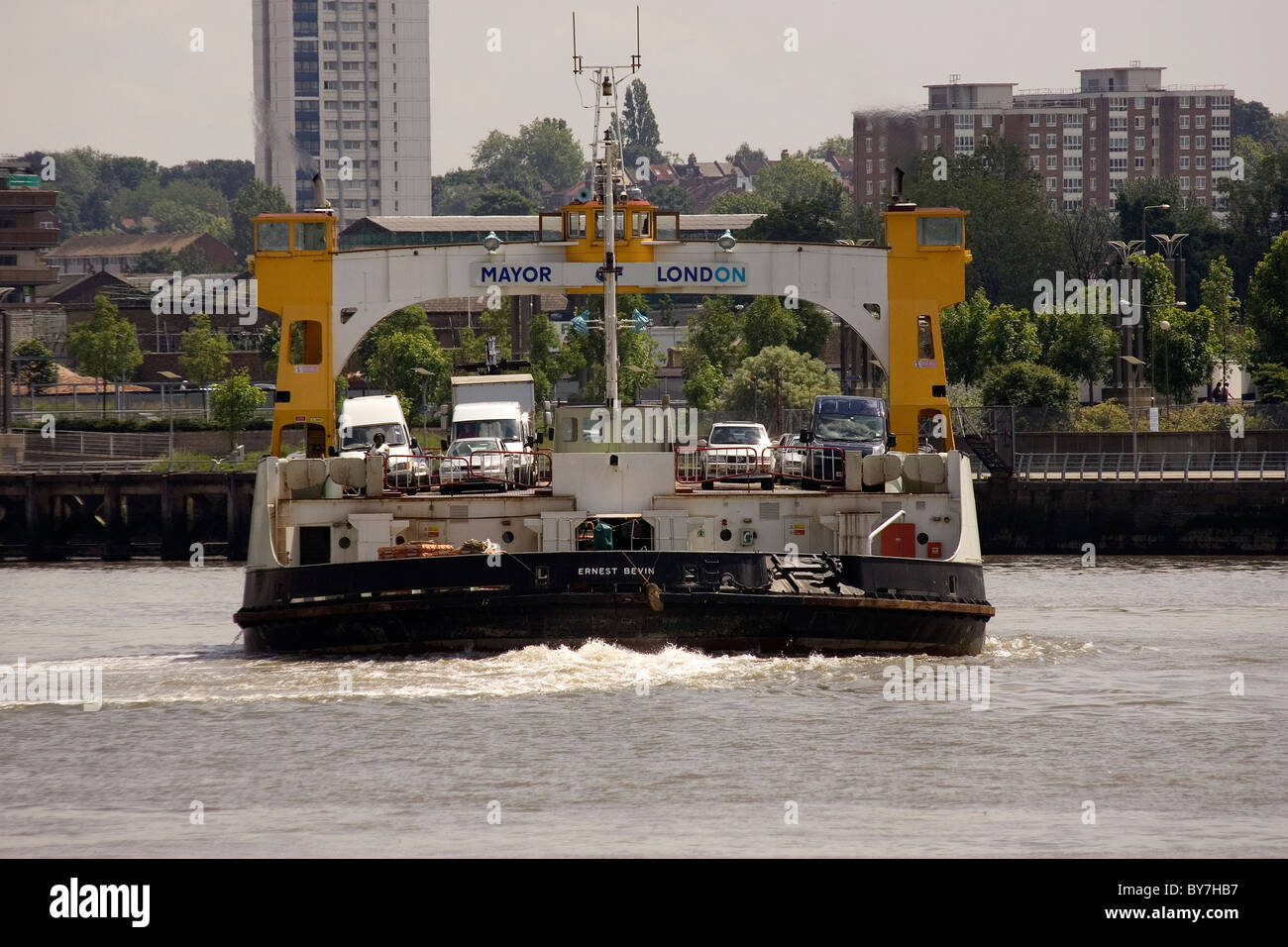 The Woolwich Ferry Stock Photo - Alamy