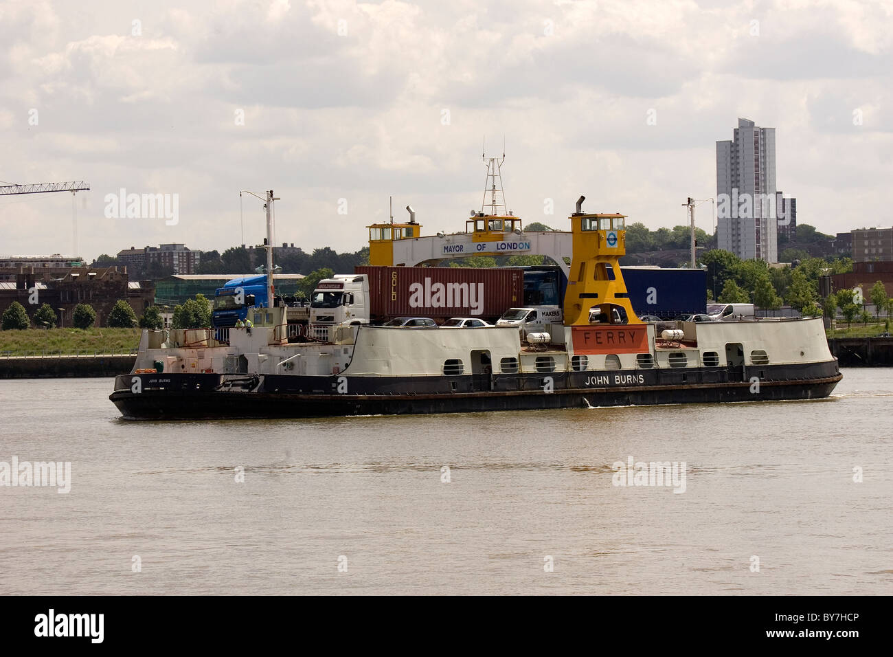 The Woolwich Ferry Stock Photo - Alamy