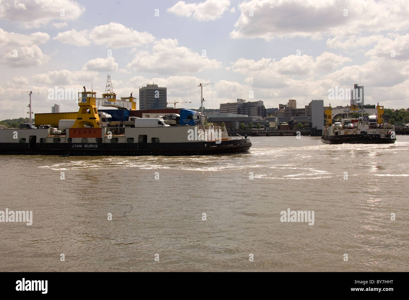 The Woolwich Ferry Stock Photo - Alamy