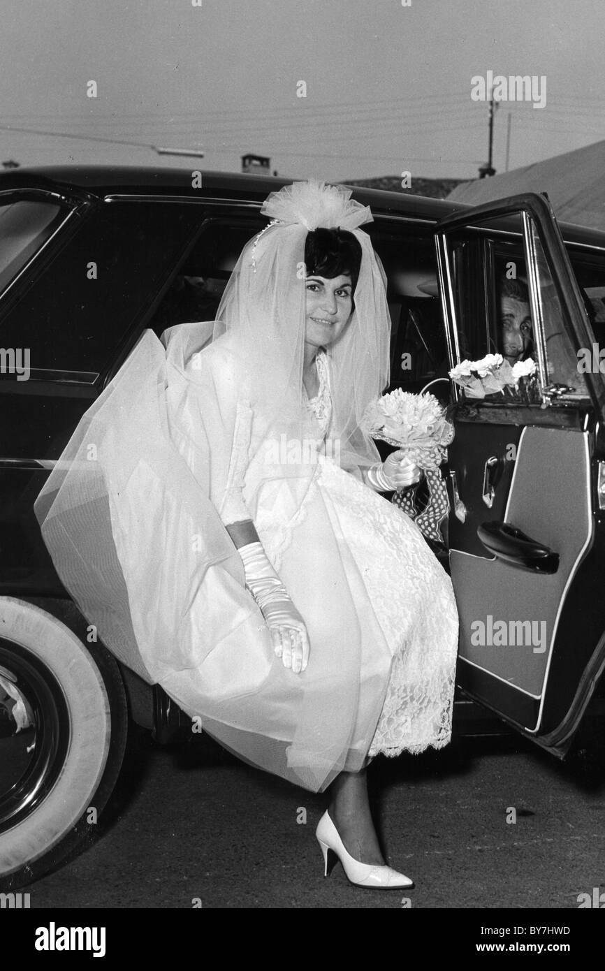 Mario and Anna marriage, Cuggiono, Milan province, Italy 1961 Stock ...