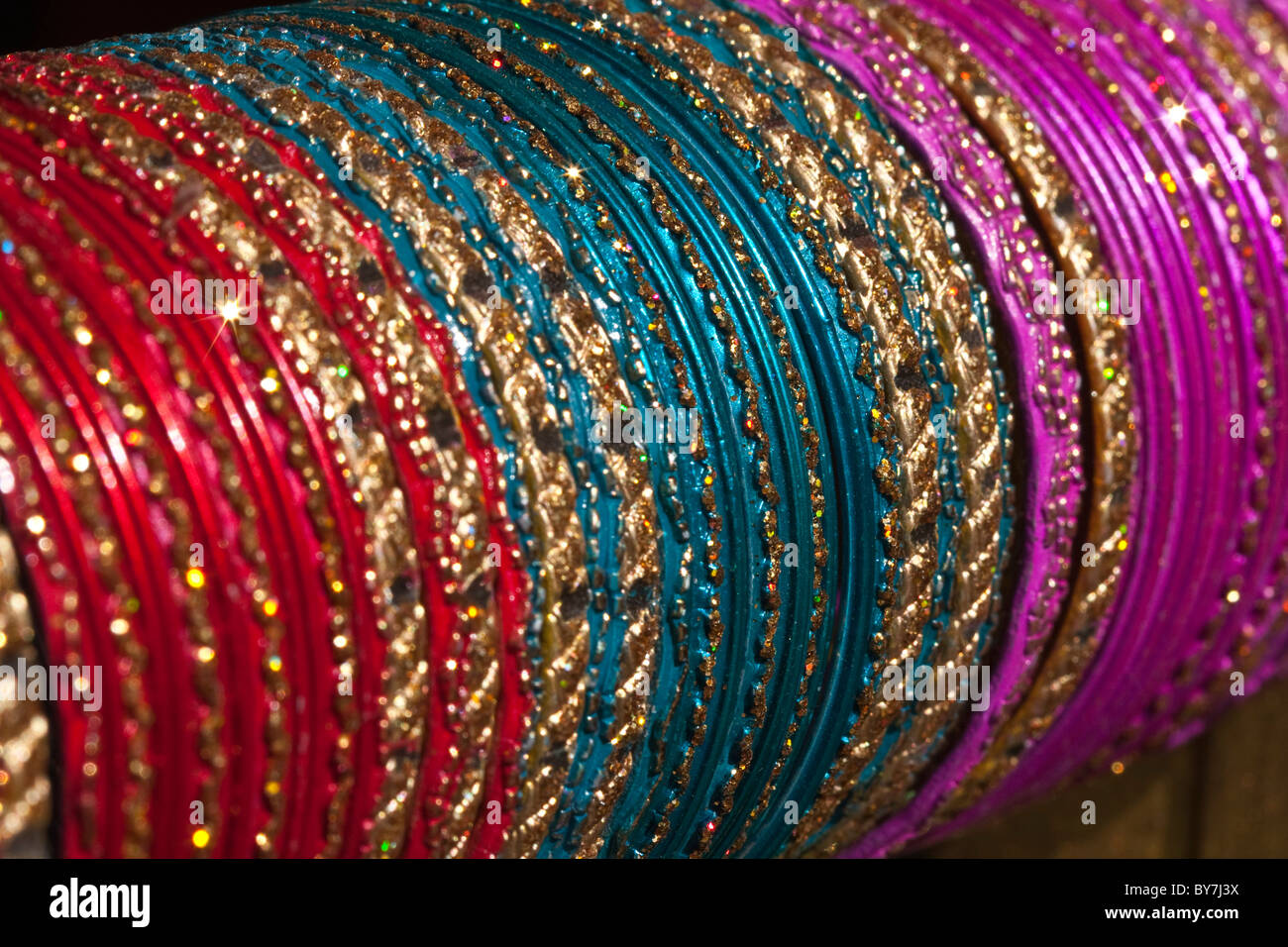 Indian Jewelry Display Stock Photo - Alamy