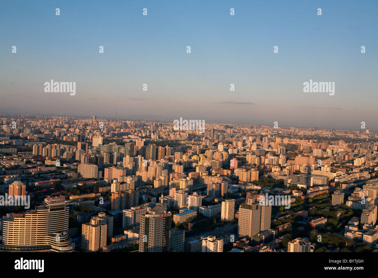 Beijing view from The Central TV Tower Stock Photo - Alamy Beijing view from The Central TV Tower Stock Photo - Alamy
