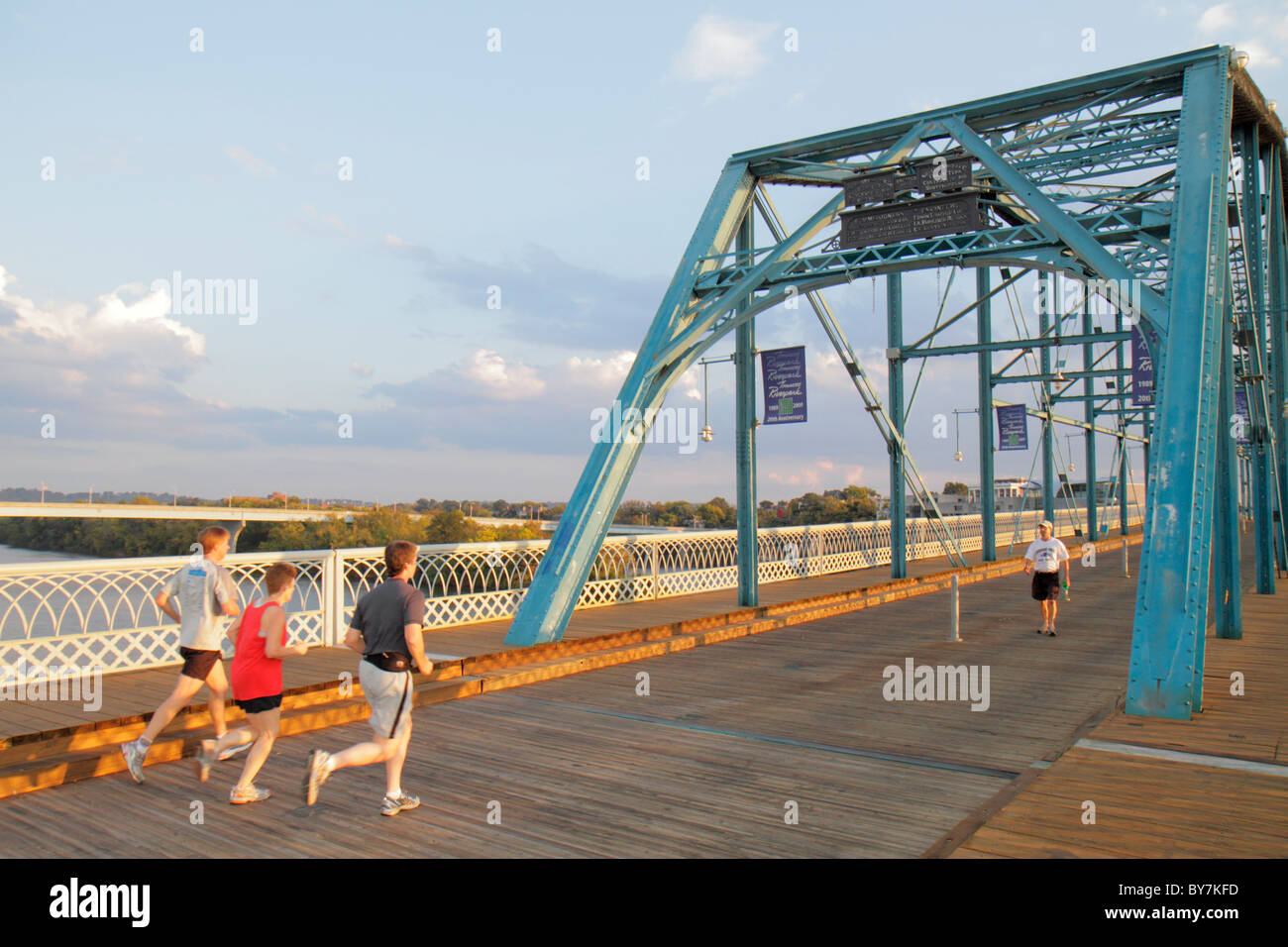 Tennessee Chattanooga,Tennessee River,Walnut Street Bridge,built 1890 ...