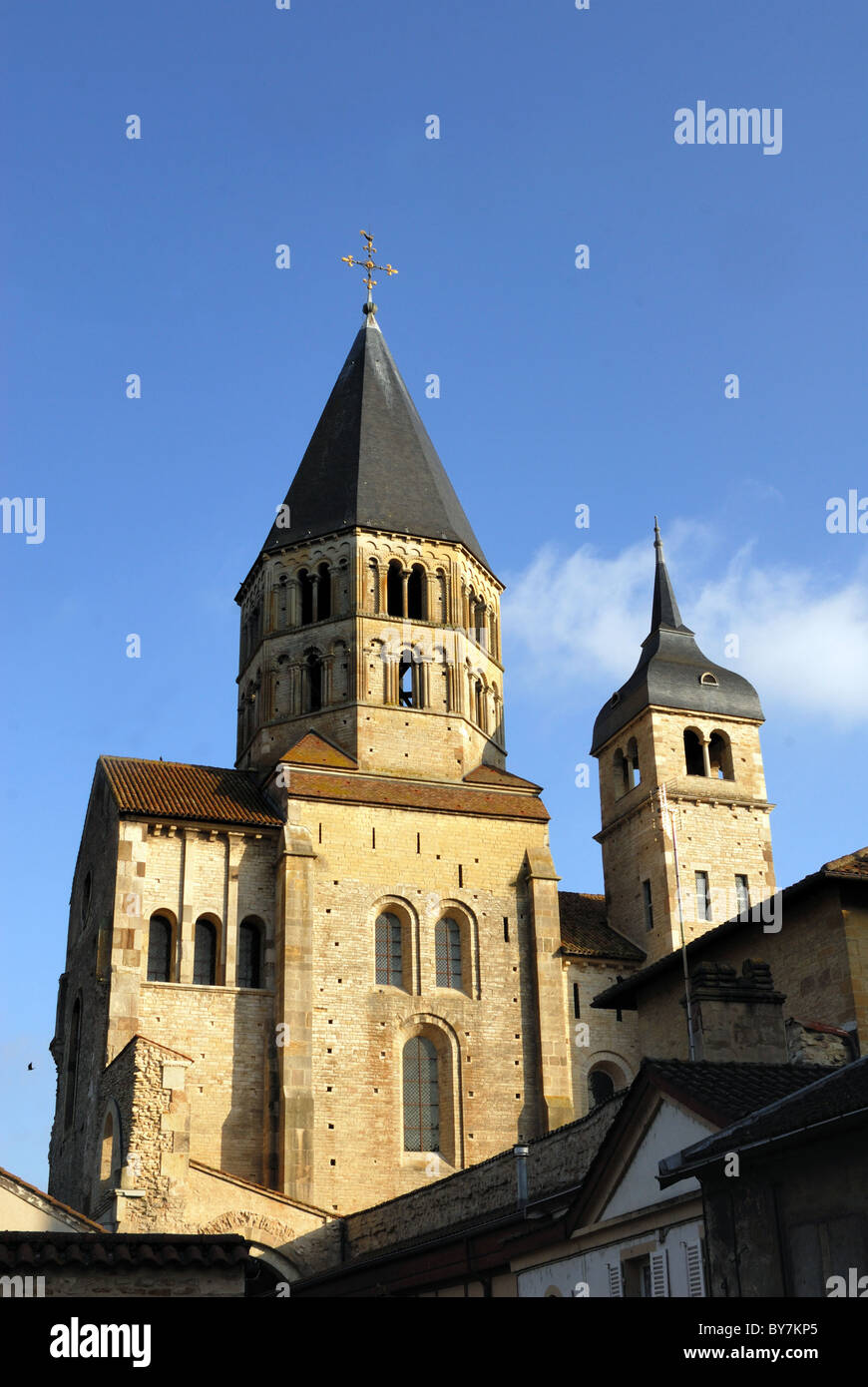 Cluny (71) : the abbey Stock Photo - Alamy
