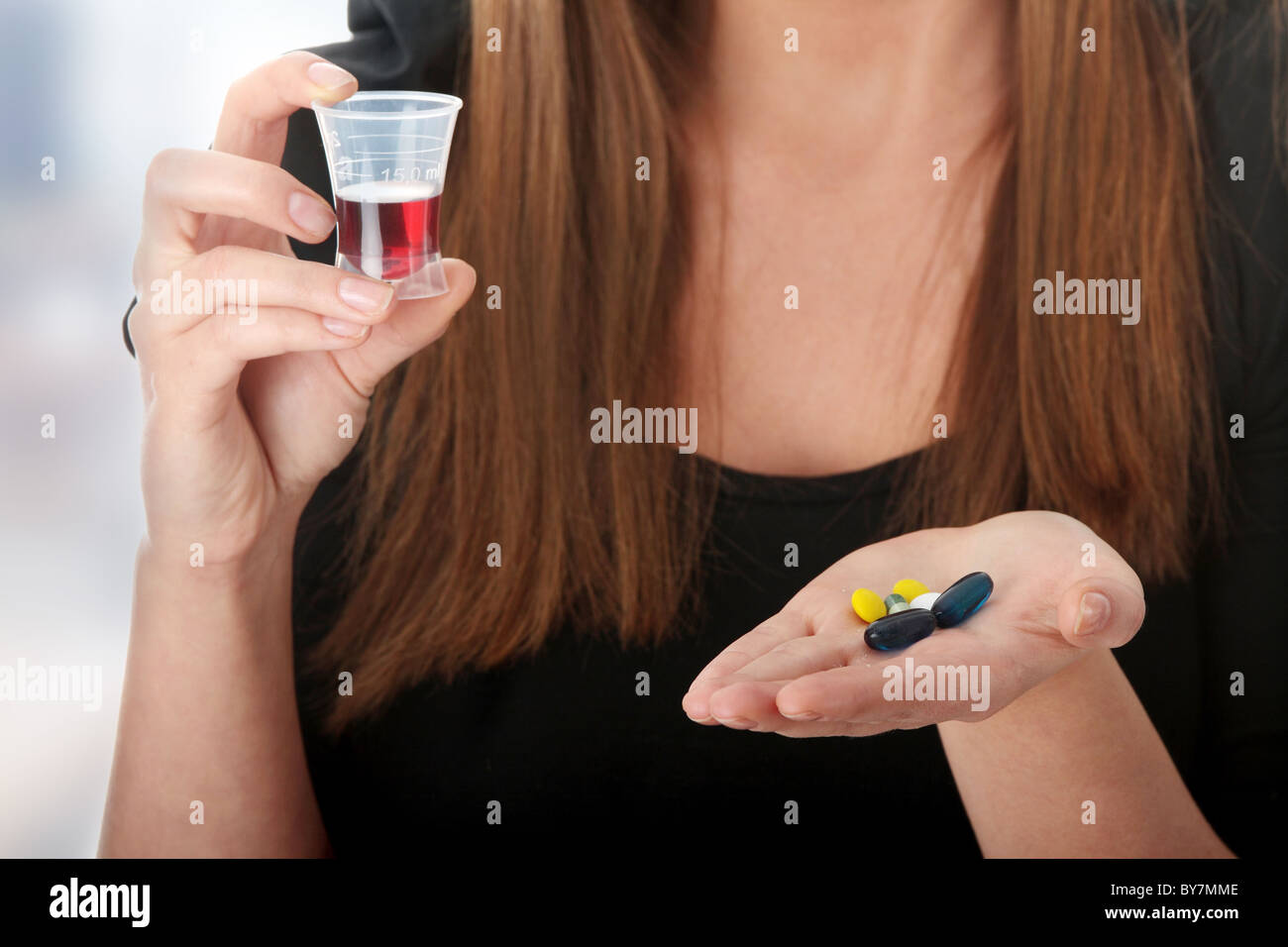 Medicinal syrup cure hi-res stock photography and images - Alamy