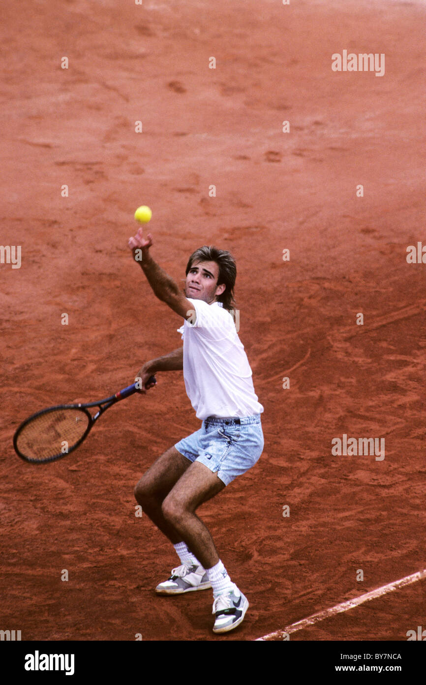 Andre agassi usa 1988 french hi-res stock photography and images - Alamy