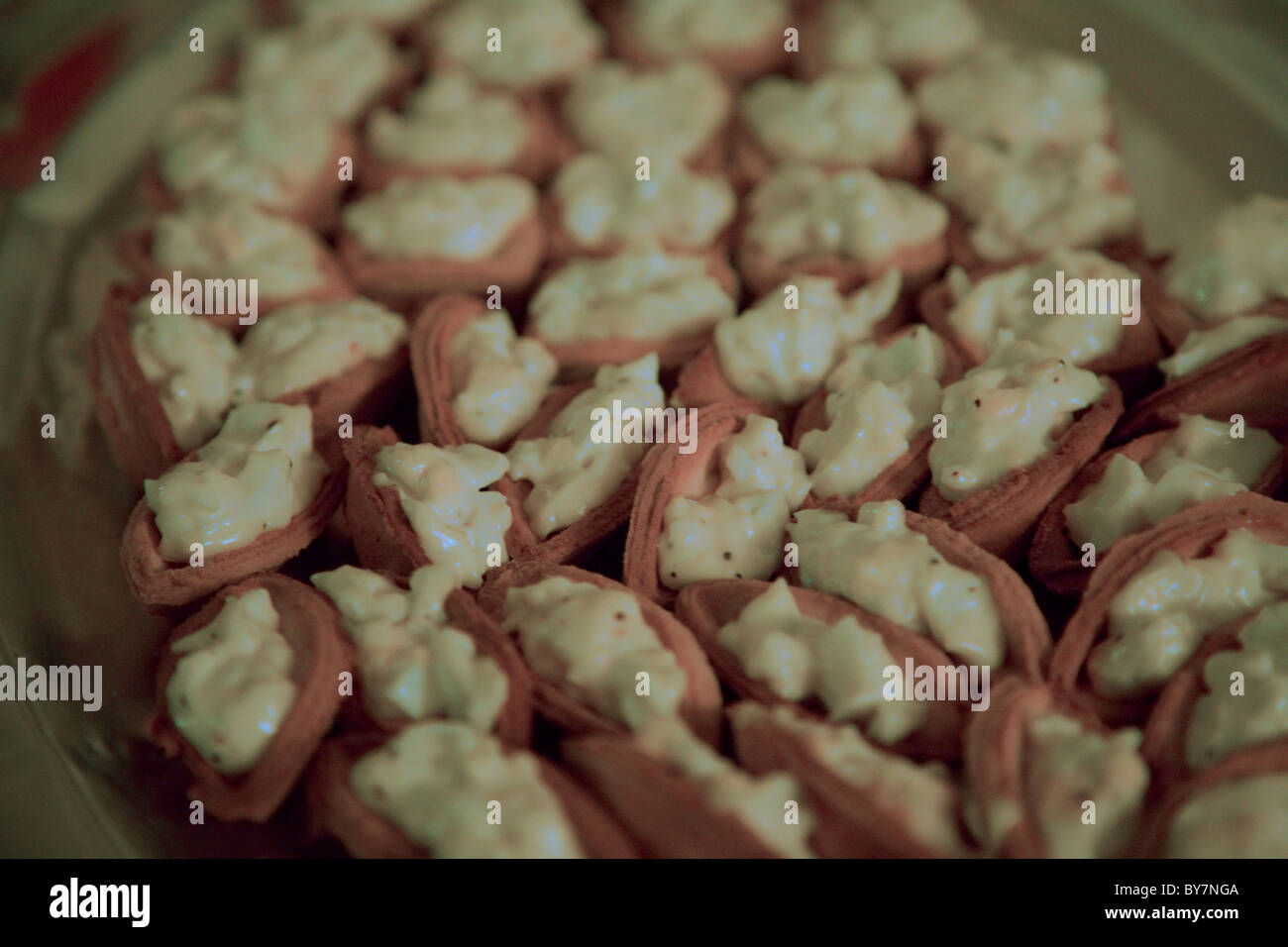 Food buffet on table in pub Stock Photo - Alamy
