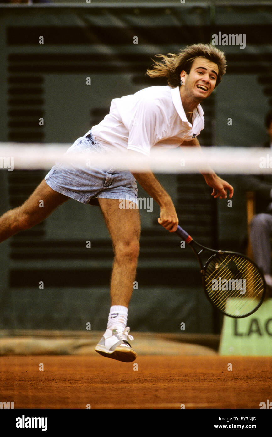 Andre agassi usa 1988 french hi-res stock photography and images - Alamy