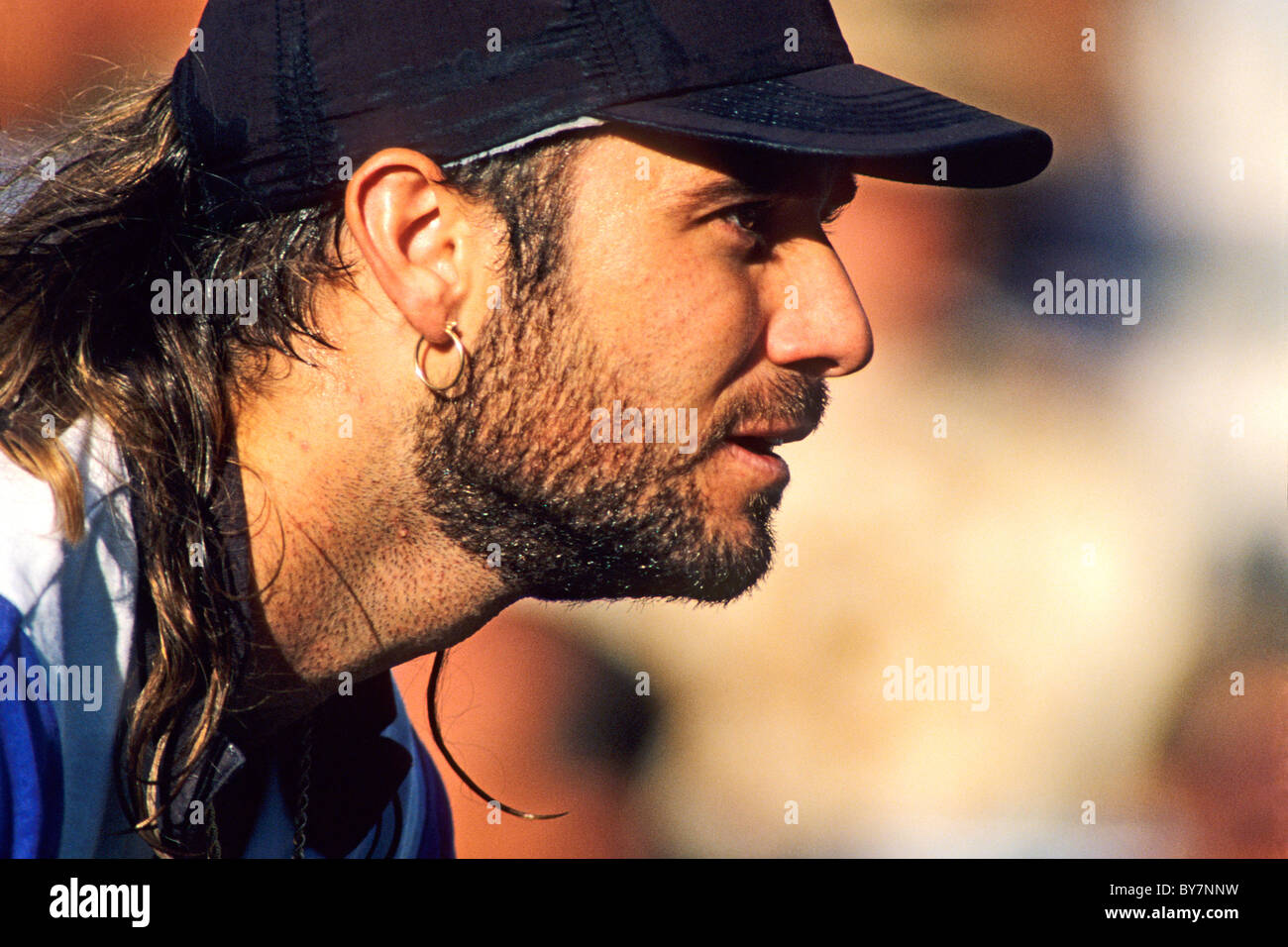 Andre Agassi (USA) at the 1994 US Open Stock Photo - Alamy
