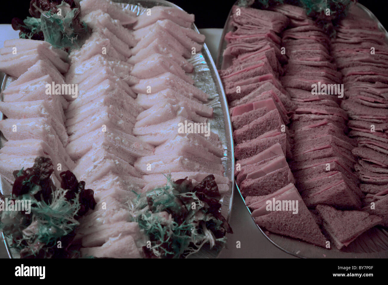 Food buffet on table in pub Stock Photo - Alamy