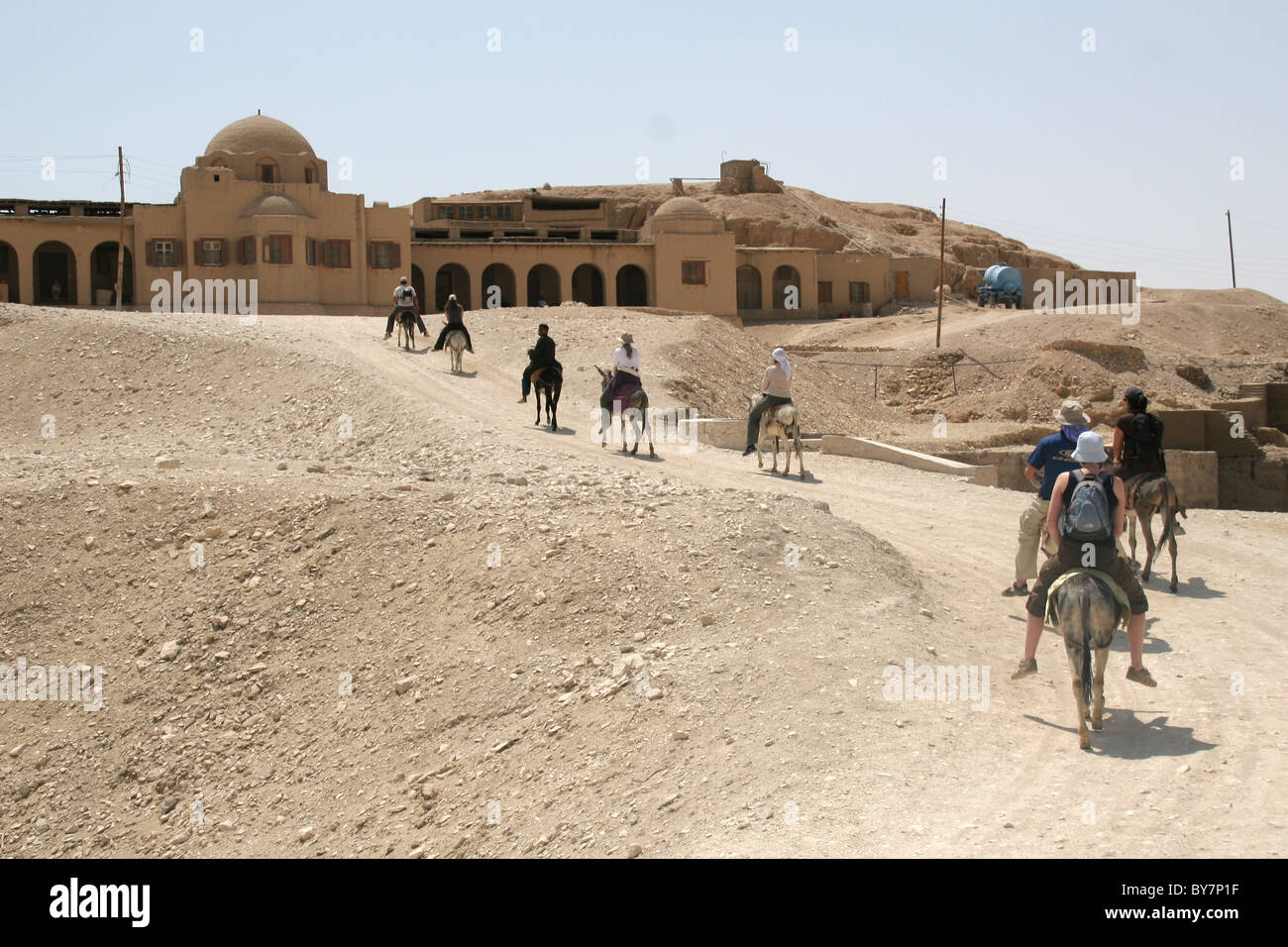 Egyptian riding donkey hi-res stock photography and images - Alamy