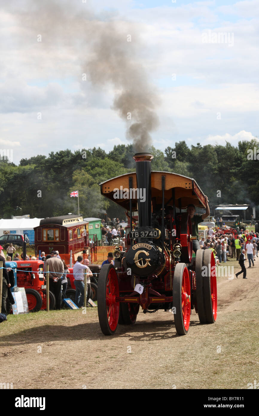 A steam traction engine at the Cromford Steam Engine Rally 2010 Stock ...
