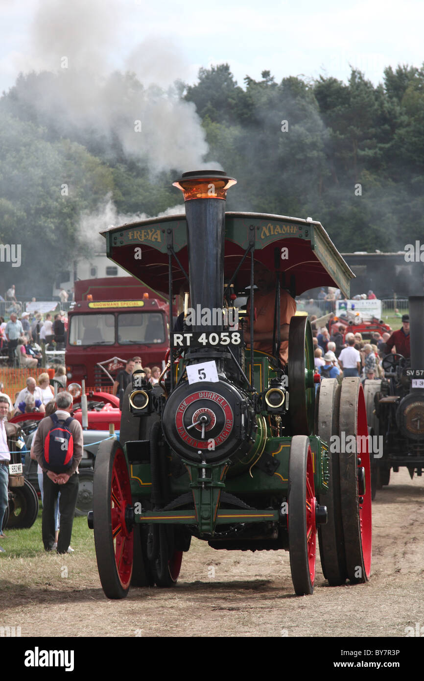 A steam traction engine at the Cromford Steam Engine Rally 2010 Stock ...