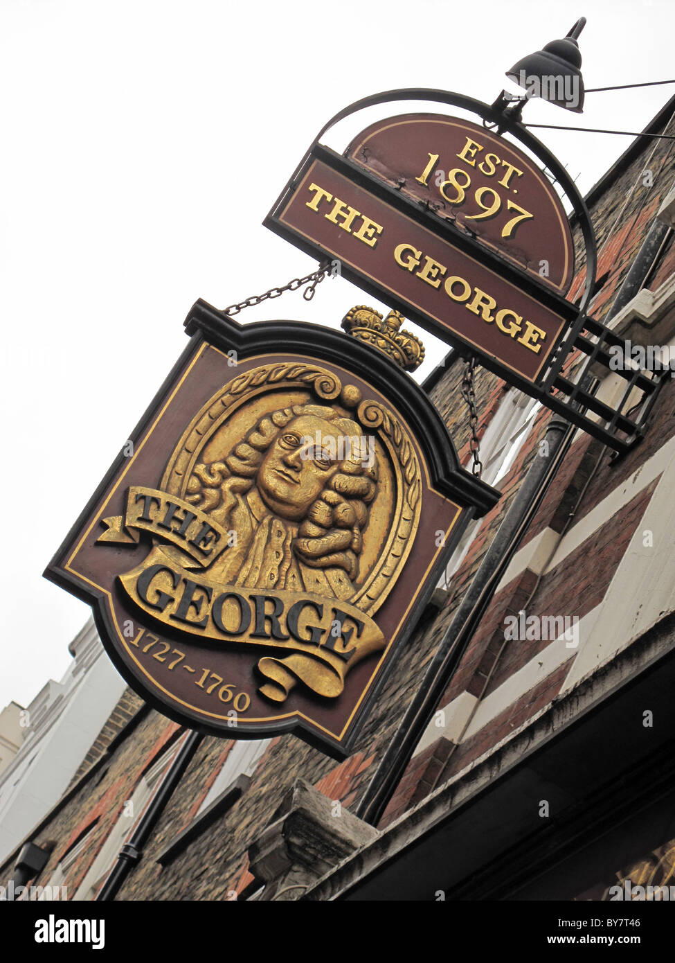 The George traditional English pub London Stock Photo - Alamy