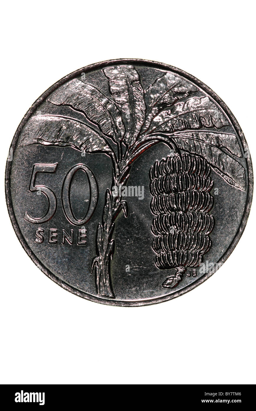 Samoan 50 sene coin Stock Photo - Alamy