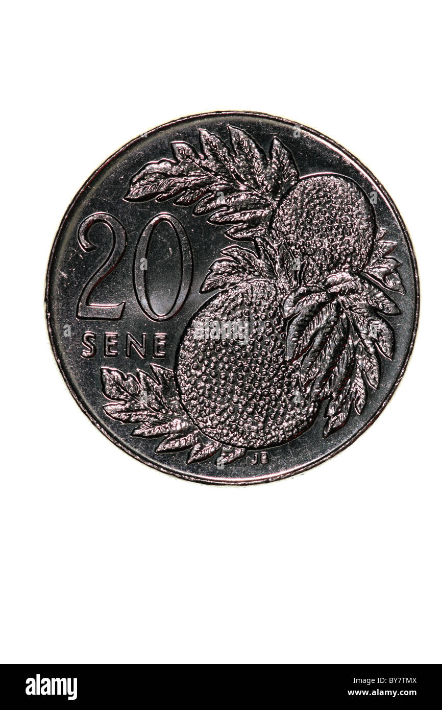 Samoan coin 20 sene Stock Photo - Alamy