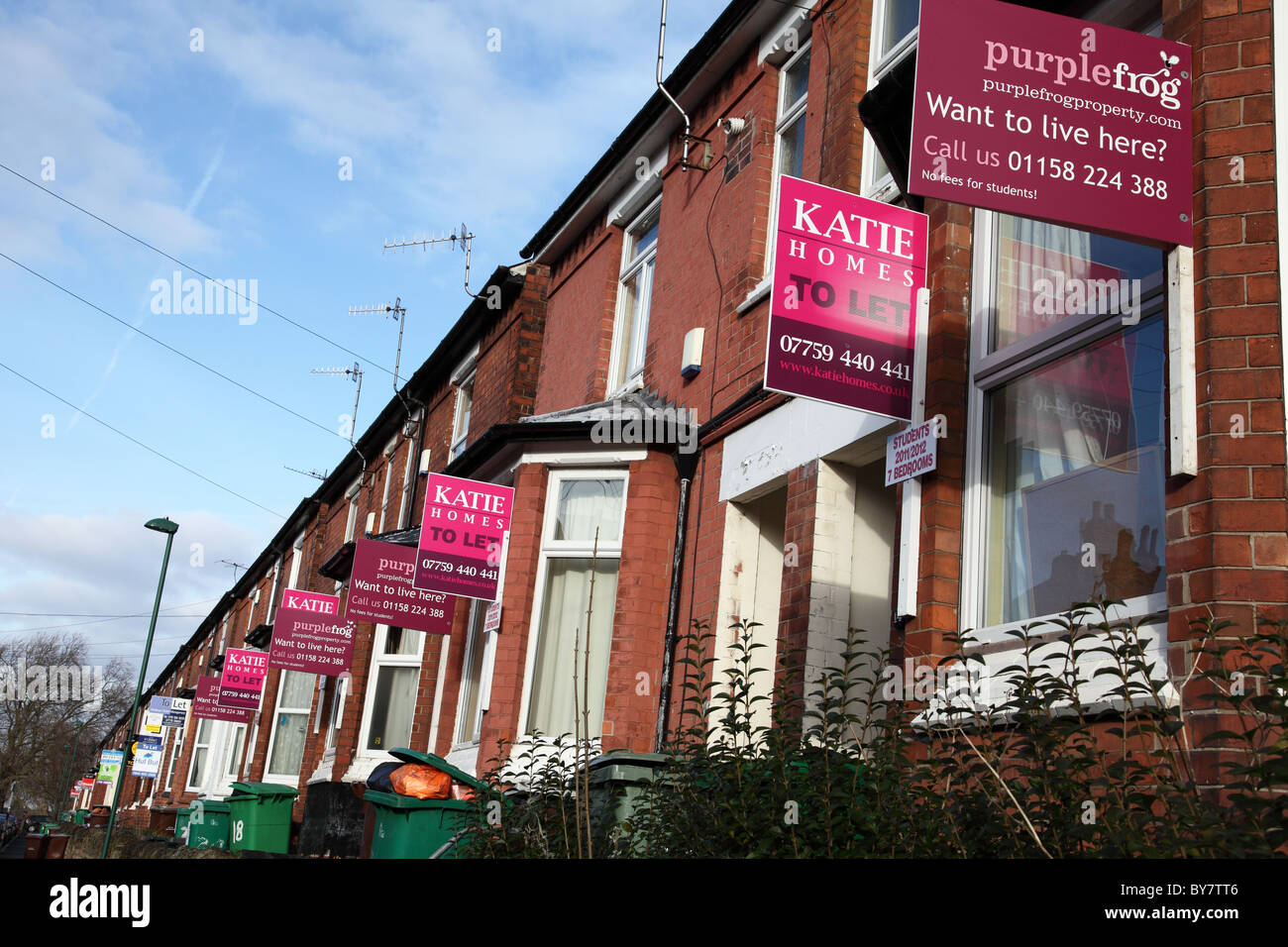 House to let board hi-res stock photography and images - Alamy