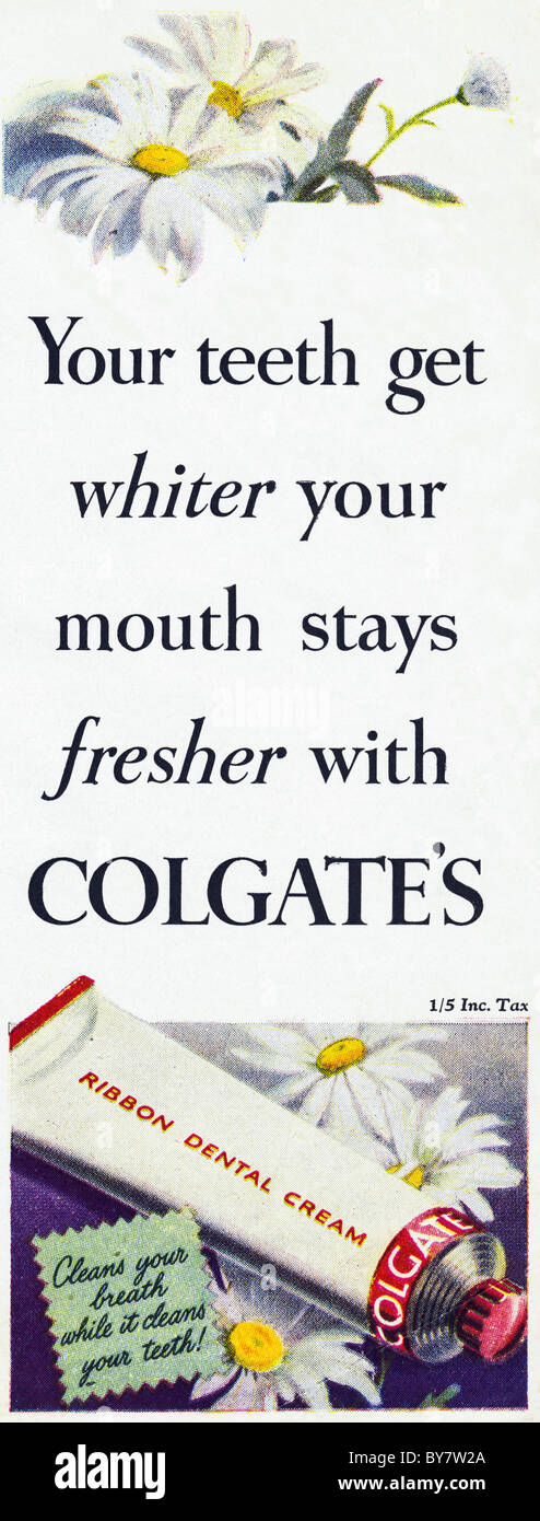 Colgate Advert Stock Photos & Colgate Advert Stock Images - Alamy