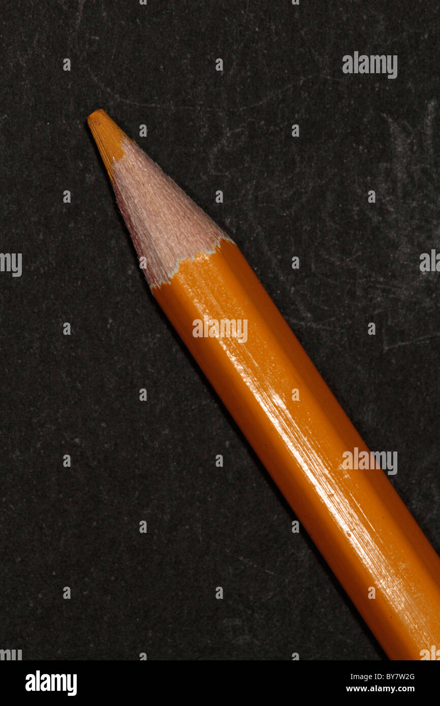 Coloured Pencil - yellow Stock Photo - Alamy