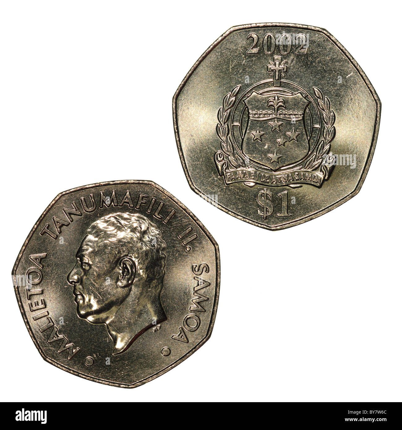 Samoan one dollar Stock Photo - Alamy