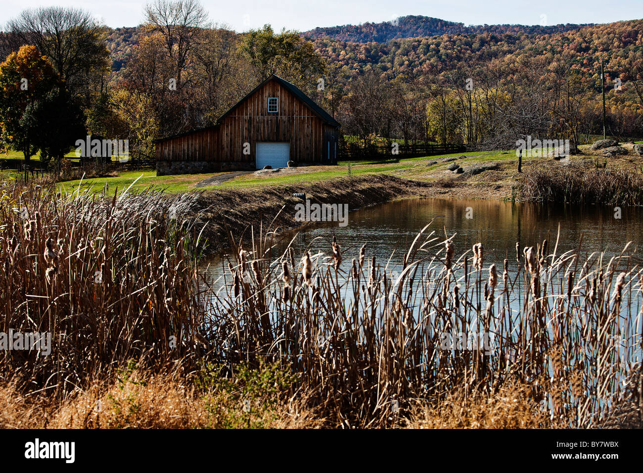 Barn and fall foliage hi-res stock photography and images - Alamy