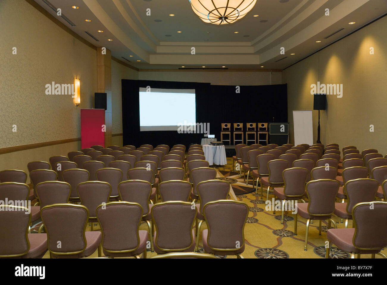 Empty conference room at hotel, Florida, USA Stock Photo - Alamy