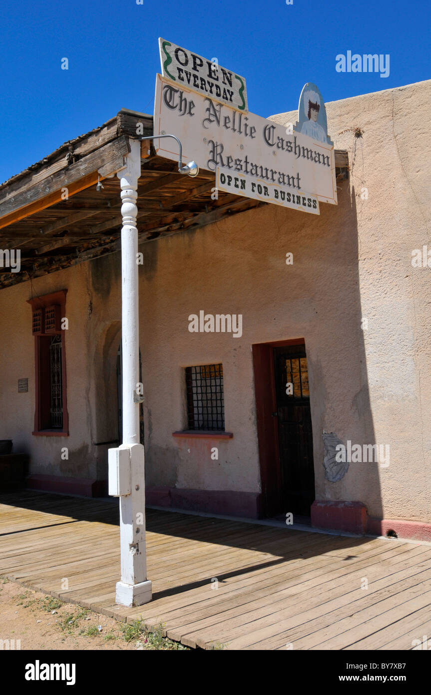 Nellie Cashman Restaurant Tombstone Arizona Stock Photo - Alamy