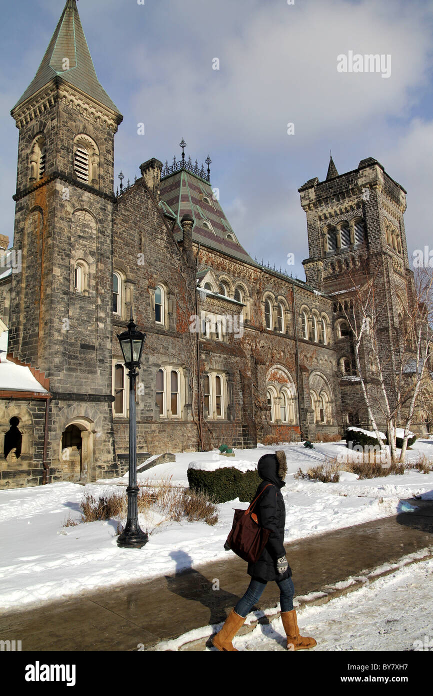 University of Toronto, University College, in Winter Stock Photo - Alamy